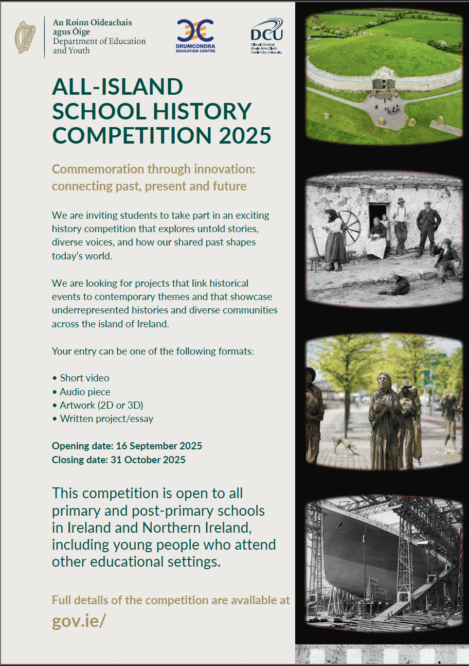 All Island History Competition 2025 - Scoilnet